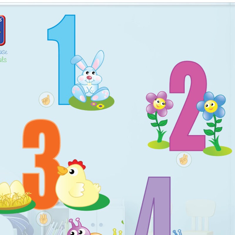 2 Numbers Decals - Etsy UK