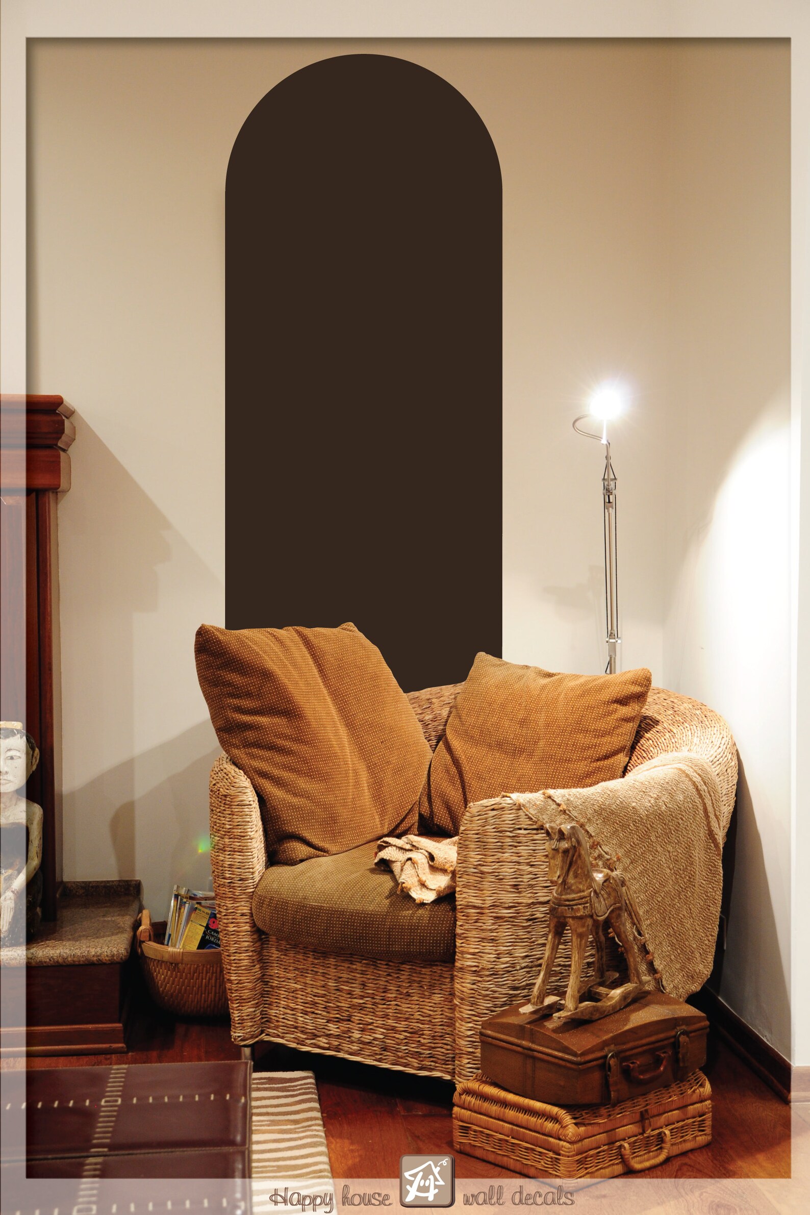 Arch Color Block Wall Decal Modern Geometric Decor Arch Boho - Etsy