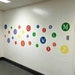 Alphabet Decals ABC Polka Dot Alphabet Stickers Colorful Alphabets Wall ...