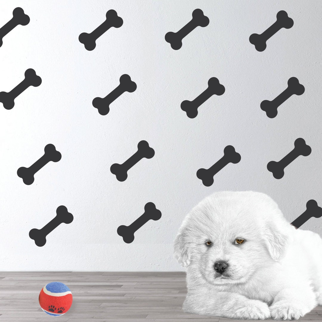 Dog Bone Wall Decal, Bone Wall Decals, Dog Bone Stickers, Dog Bones ...