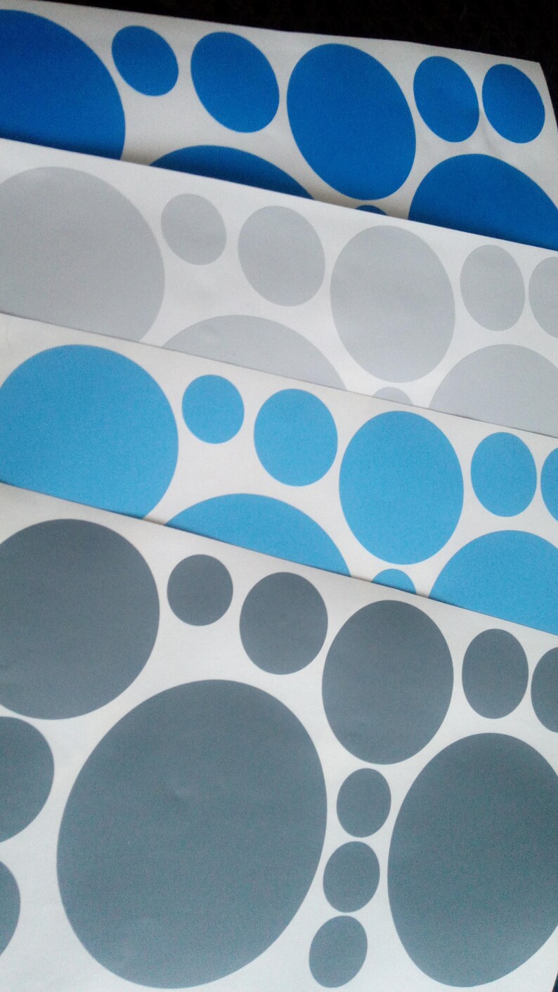 Polka Dot Wall Decals Polka Dot Stickers Polka Dots Wall - Etsy