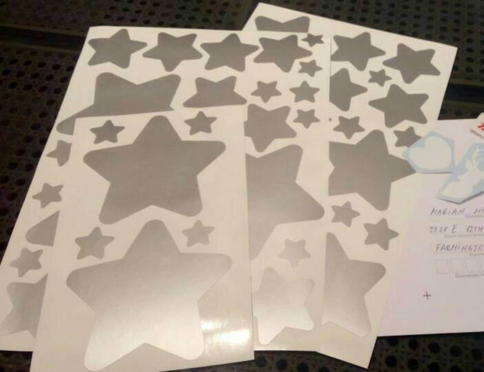 Wall Decals STARS Gold Silver Copper Stars Decals Nursery - Etsy