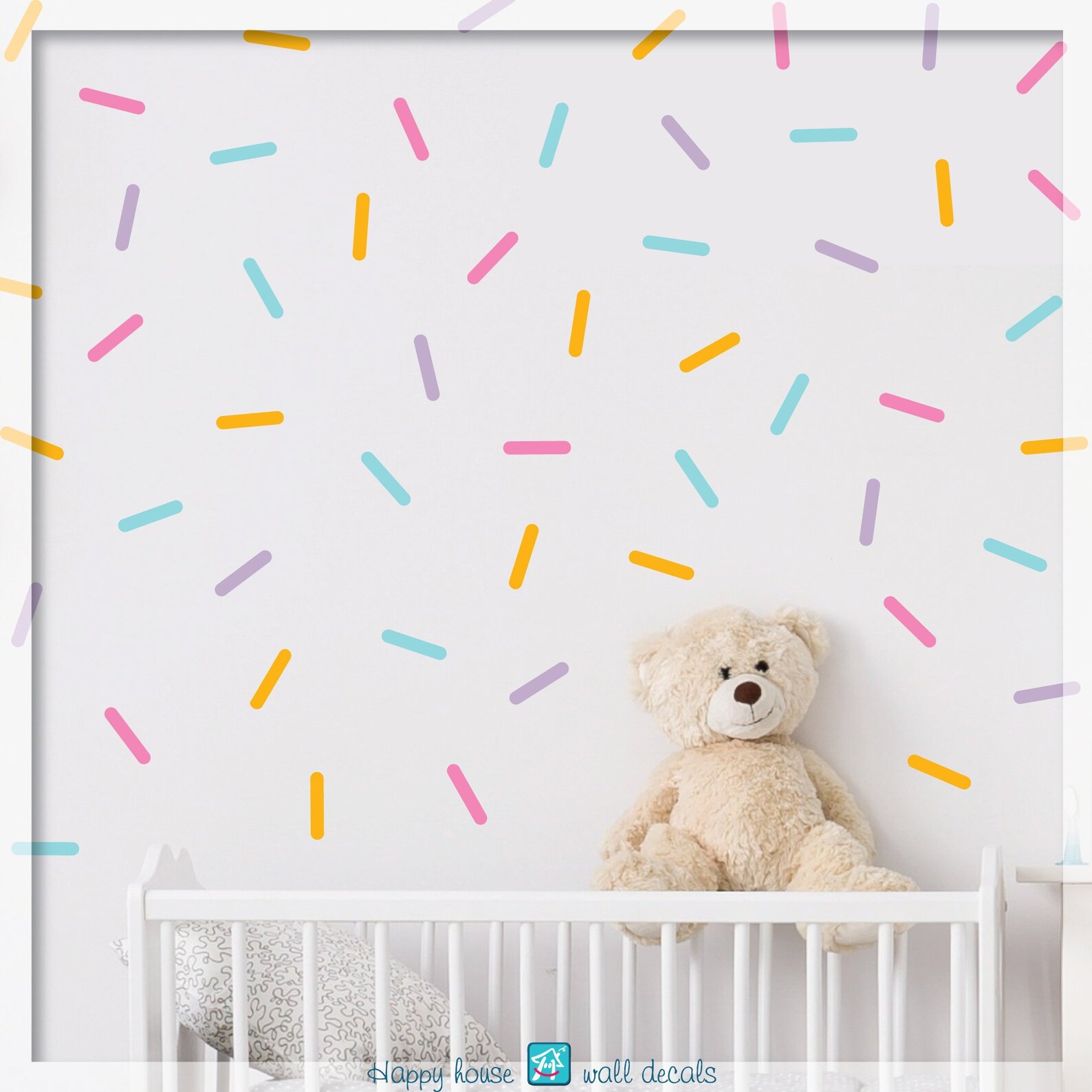 Sprinkles Wall Decals Confetti Room Decal Sprinkles - Etsy