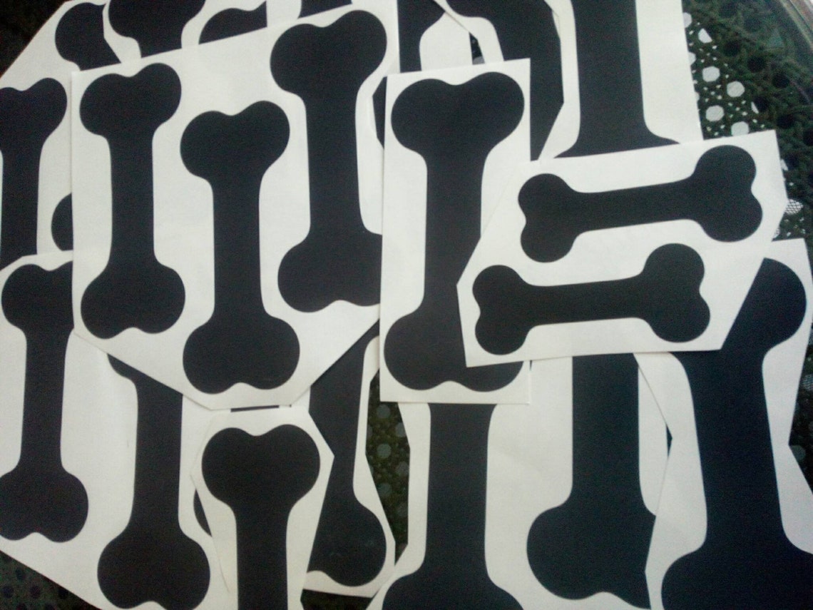 Dog Bone Wall Decal Bone Wall Decals Dog Bone Stickers Dog - Etsy