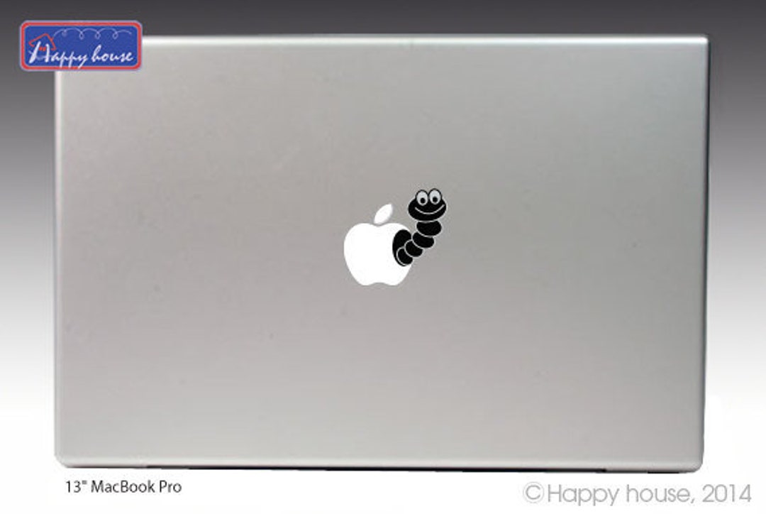 Worm Sticker , Cute Worm Decal, Laptop Decal - Etsy