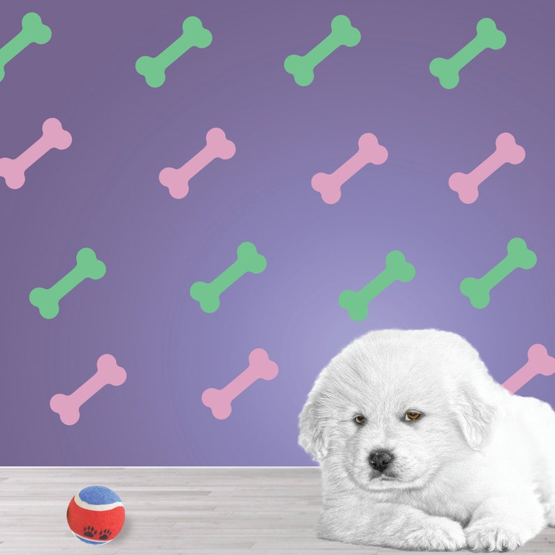 Dog Bone Wall Decal Bone Wall Decals Dog Bone Stickers Dog - Etsy