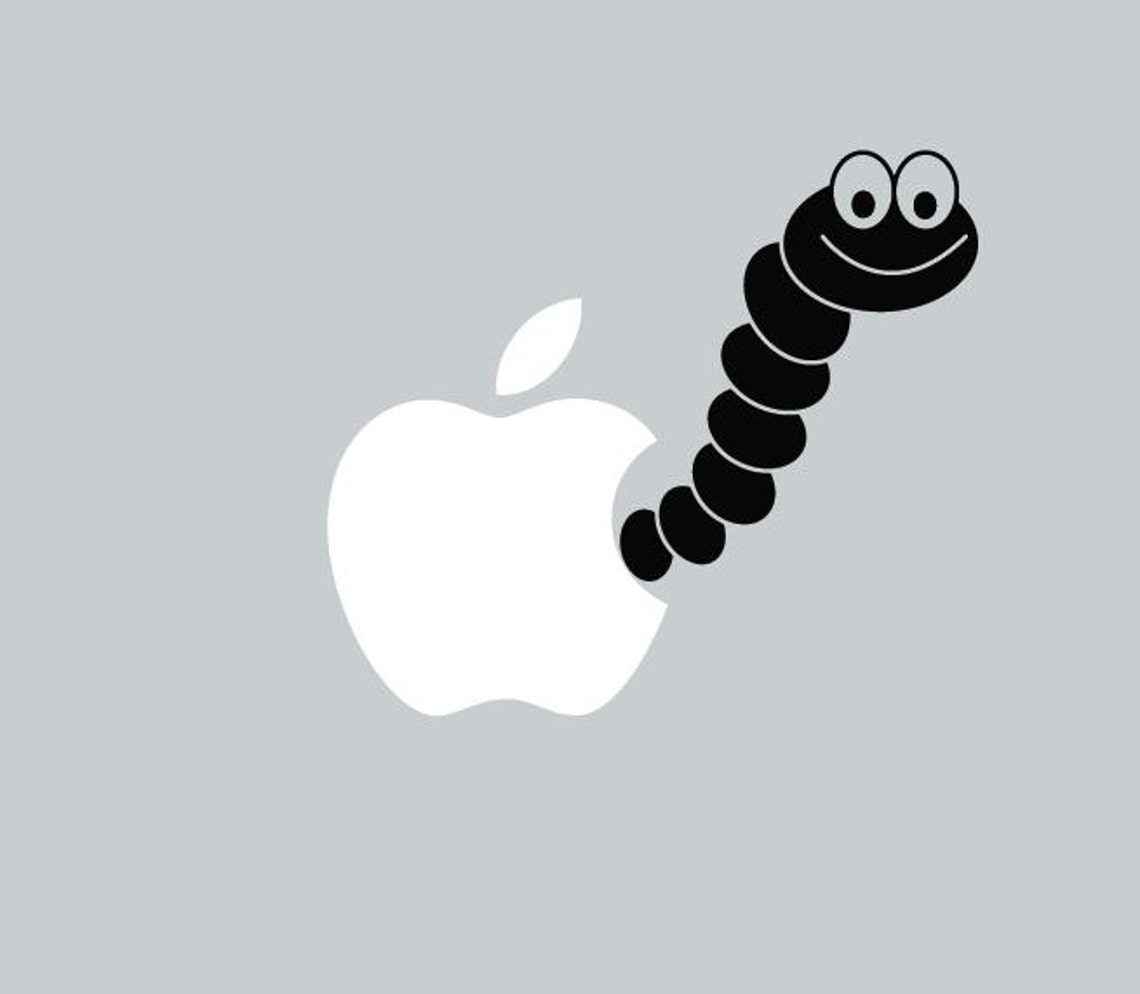 Worm Sticker Cute Worm Decal Laptop Decal - Etsy