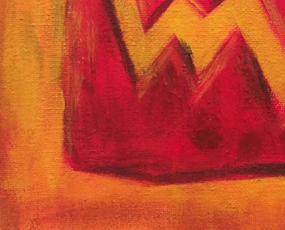 Fine Art Print WAAAGH! Warhammer Ork Symbol Acrylic Painting Art Print ...