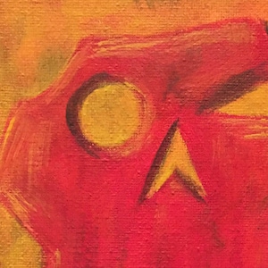 Fine Art Print WAAAGH Warhammer Ork Symbol Acrylic Painting Art Print ...