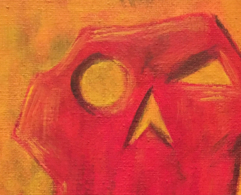 Fine Art Print WAAAGH! Warhammer Ork Symbol Acrylic Painting Art Print ...