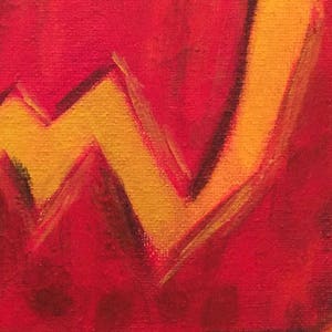 Fine Art Print WAAAGH Warhammer Ork Symbol Acrylic Painting Art Print ...