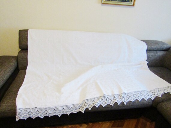 Antique Romanian Bed Sheets From Transylvania Ethnic - Etsy