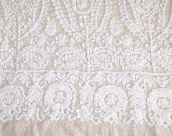 Vintage Hungarian Embroidered Pillow Case From Transylvania : White ...