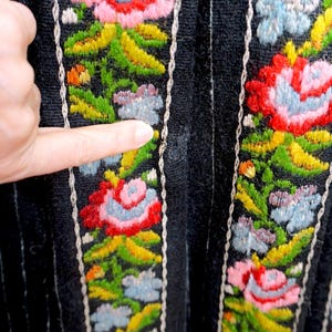 Handmade Romanian Folk Costume From Oltenia : Wool Skirt, Embroidered ...