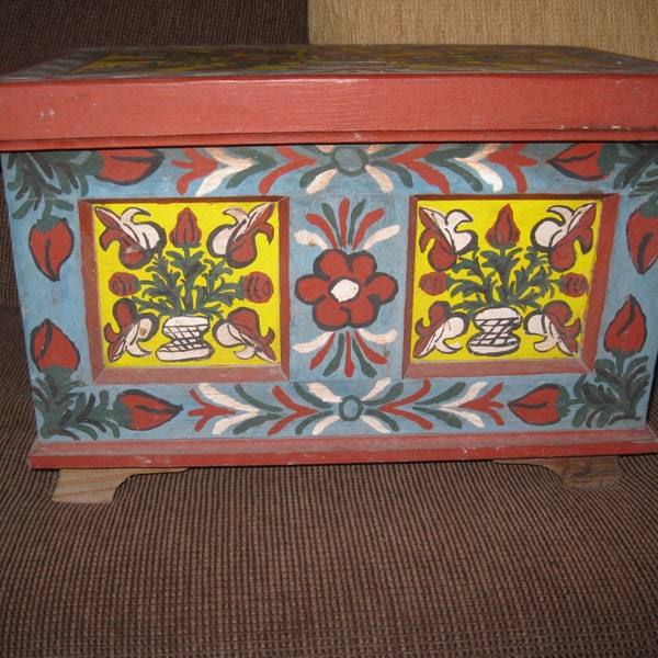 Hand Painted Chest - Etsy