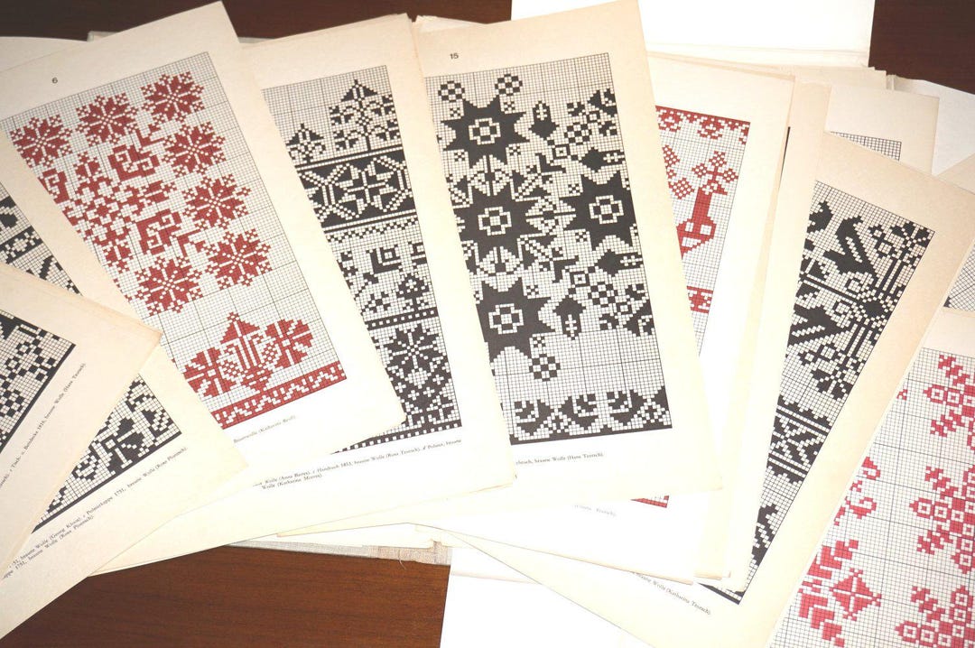 Traditional Saxon Embroidery From Transylvania – Herta Wilk- 52 Colored ...