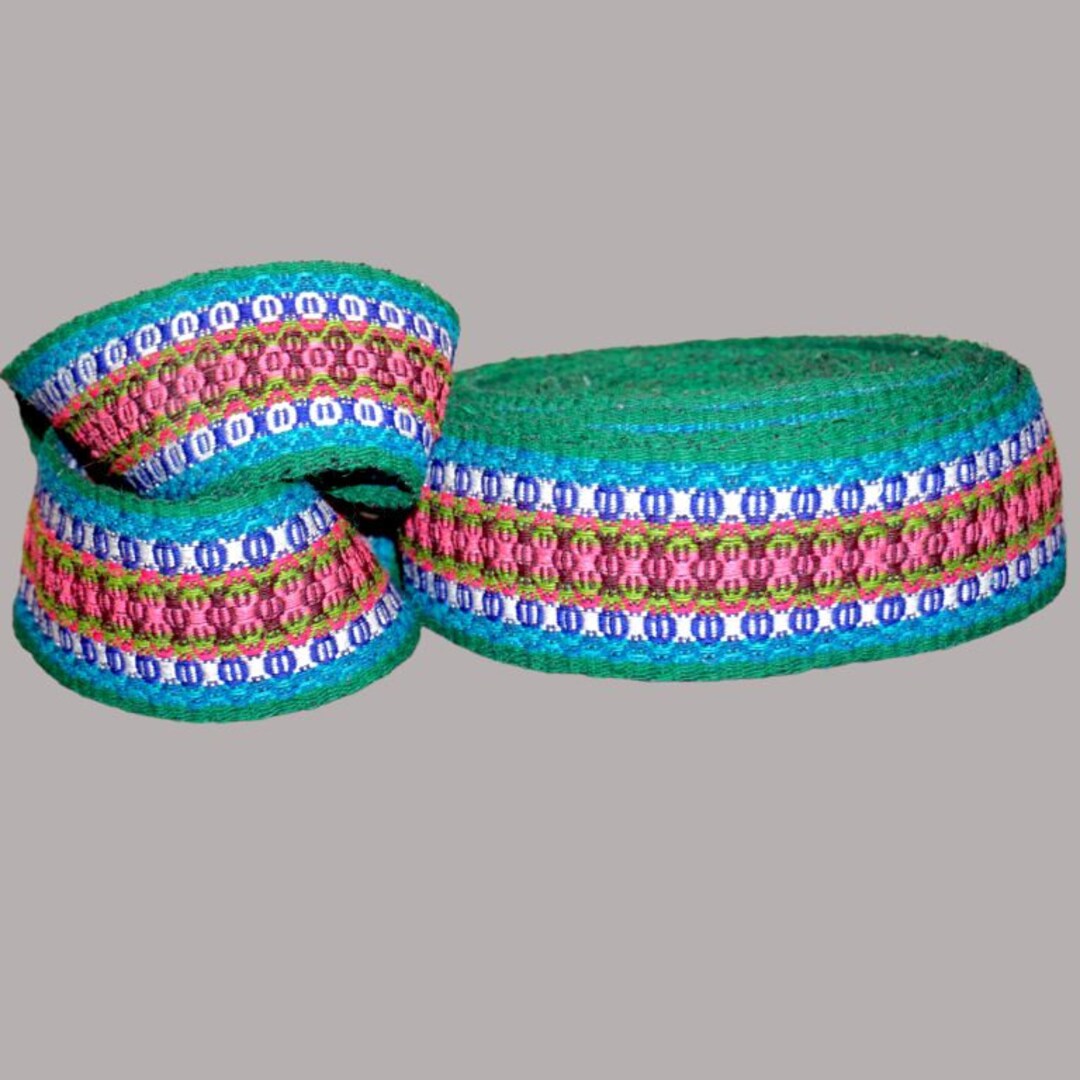 Handwoven Romanian Wool Belt: Antique Folk Costume Sash, Guitar Strap ...