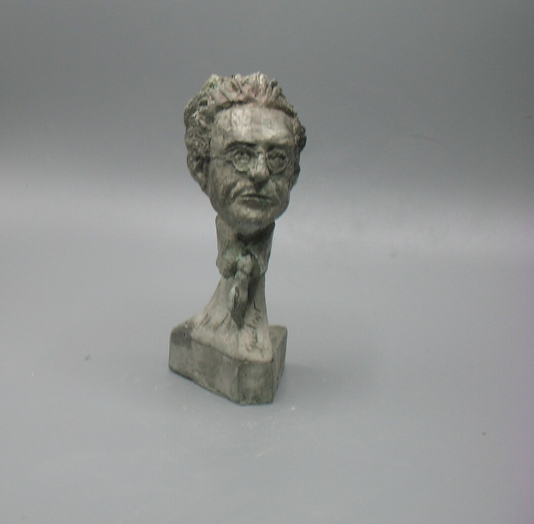Mahler Bust of Gustav Mahler bronze Finish - Etsy
