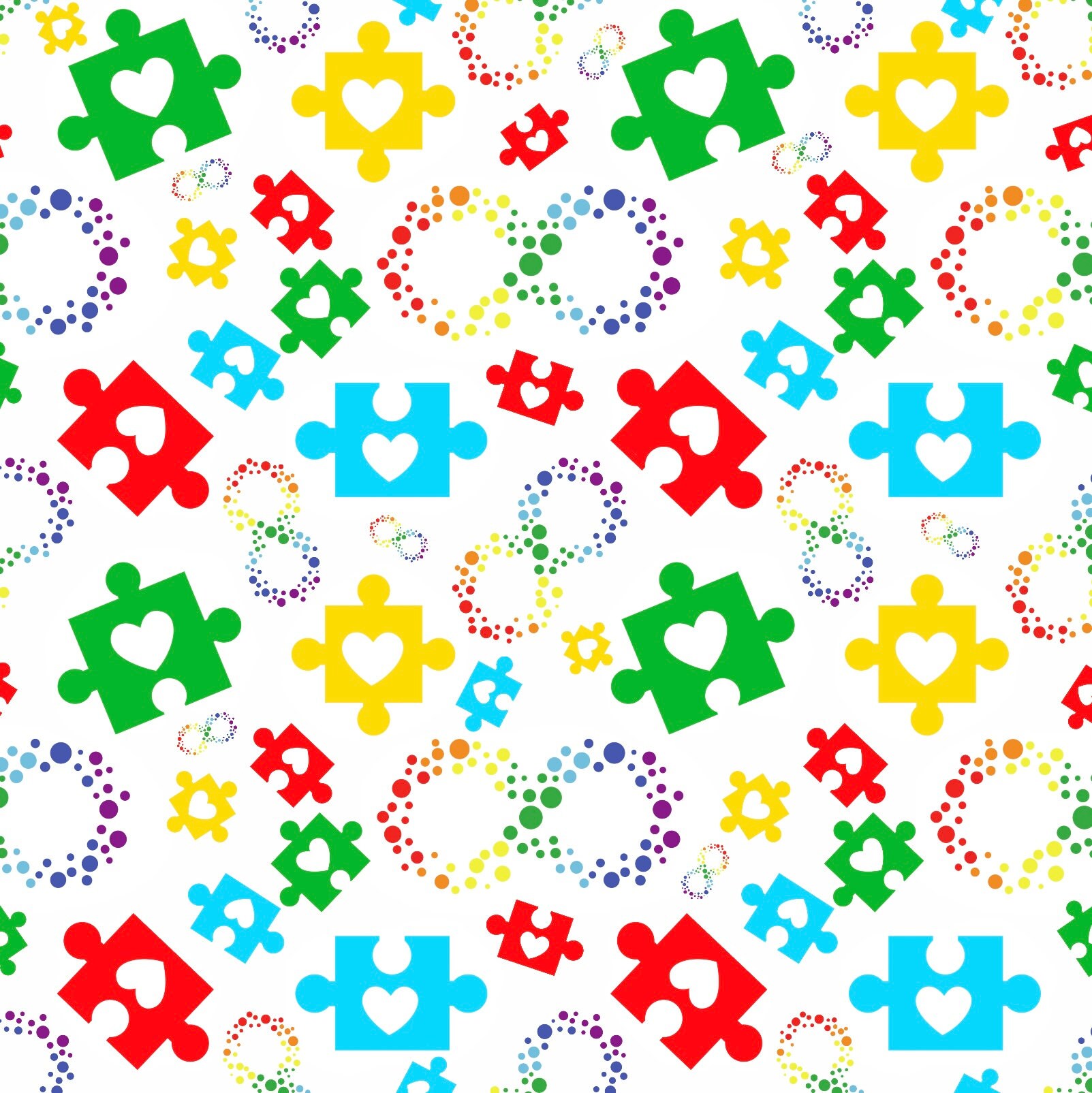 Autism Awareness Seamless Pattern - Etsy