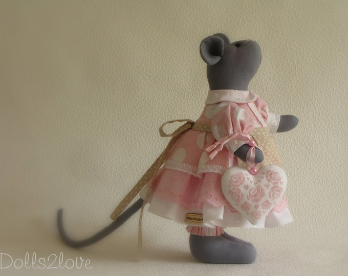 Tilda Style Mouse Viviane - Etsy