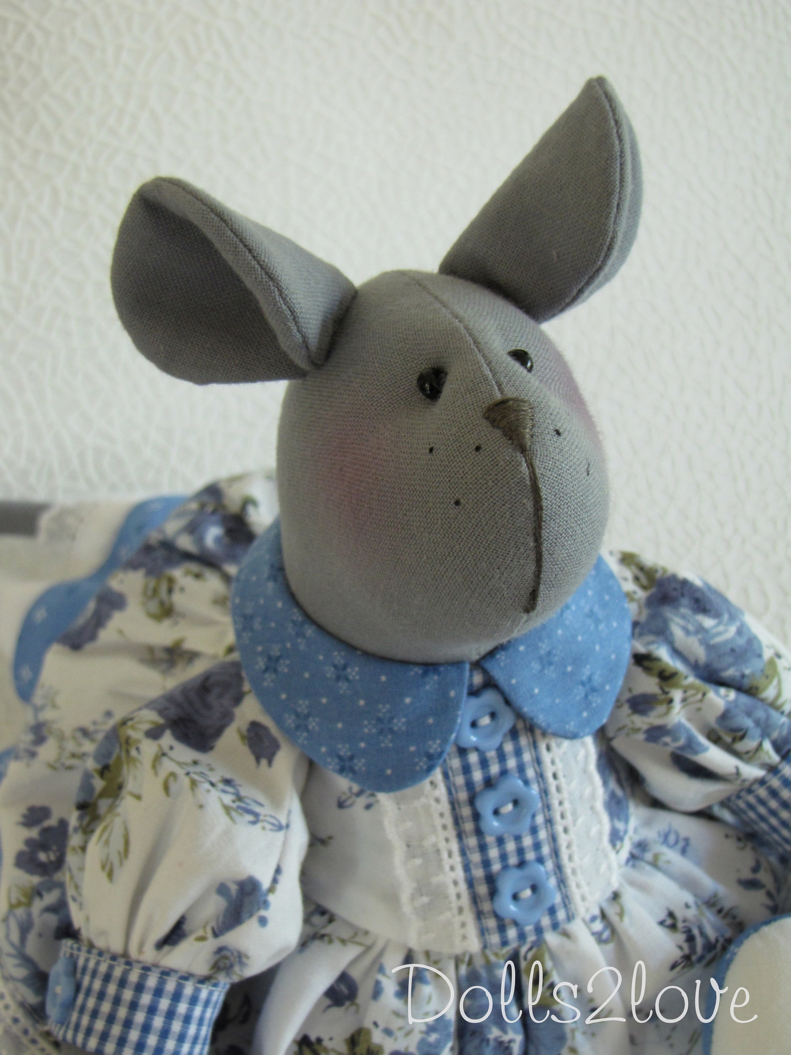 Tilda Style Mouse Mandy - Etsy