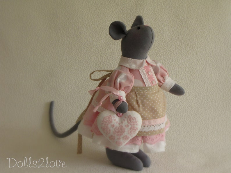 Tilda Style Mouse Viviane - Etsy