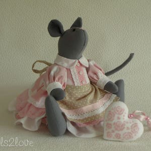 Tilda Style Mouse Viviane - Etsy