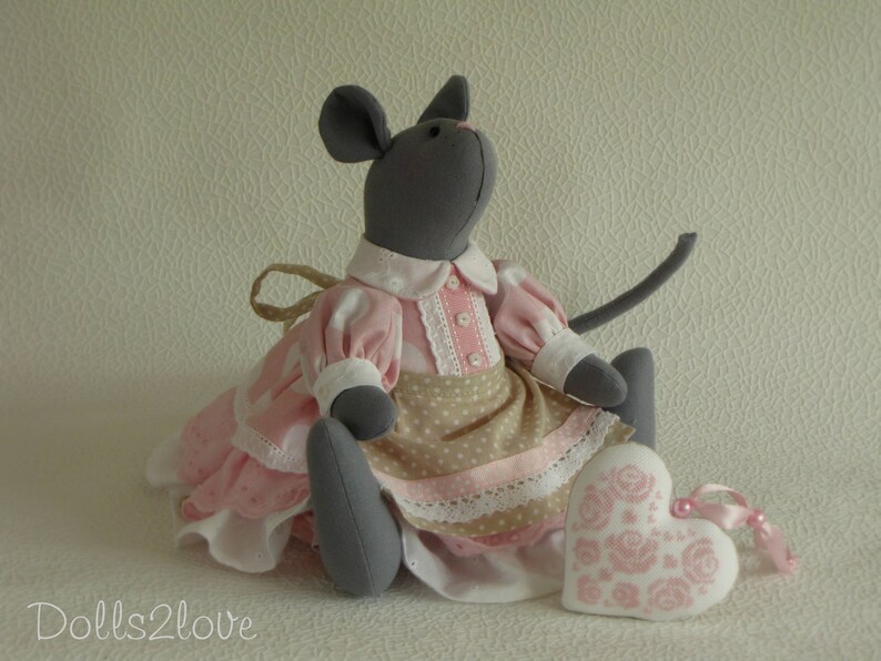 Tilda Style Mouse Viviane - Etsy