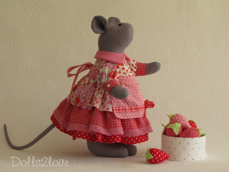 Tilda Style Mouse Maddi - Etsy