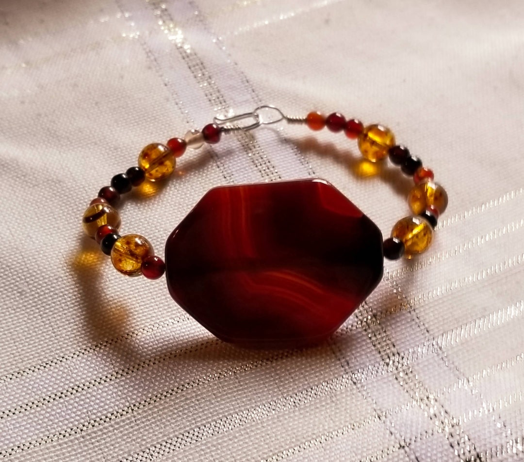 Beautiful Translucent Banded Agate Makes a Perfect Focal Piece - Etsy