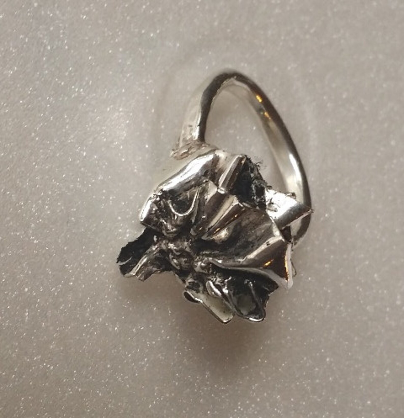 Pure Silver Clay Was Hand Formed by Modeling and Folding to - Etsy