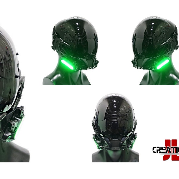 Cyberpunk Mask - Etsy