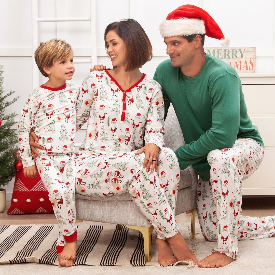 CHRISTMAS BAMBOO PAJAMAS, Family Matching Pajamas, Mommy and Me, Daddy ...
