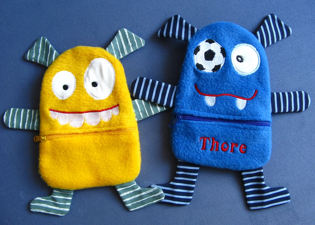 Big Worry Swallower, Sorrow Eater, Treasure Monster With Zipper - Etsy
