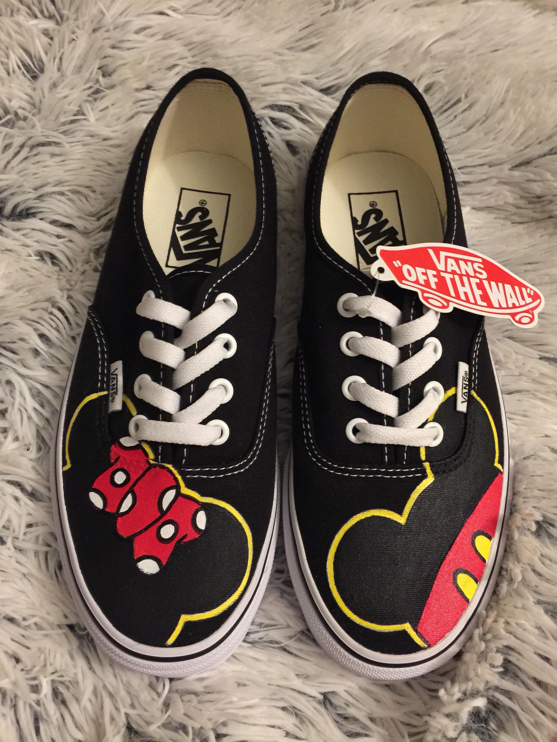 Mickey & Minnie Adult Custom VANS Shoes | Etsy