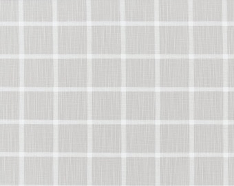 Grey Check Fabric - Etsy
