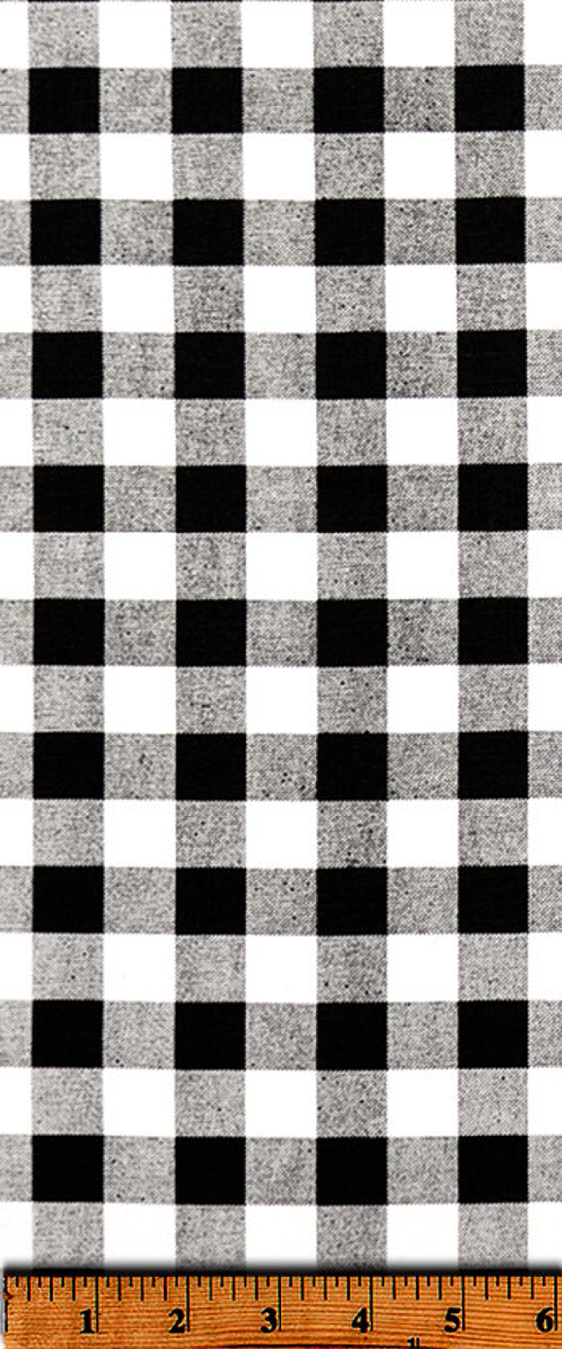 Black and White in Plaid. Plaid Print. Cotton. by Premier - Etsy