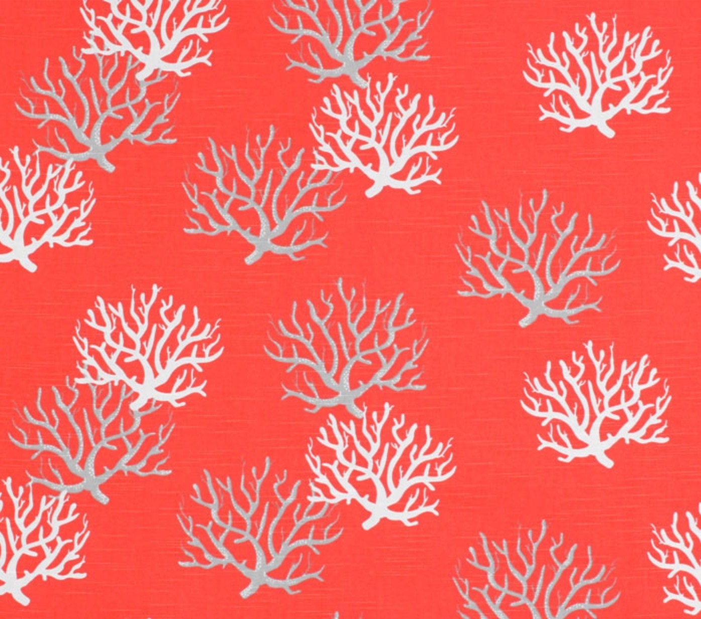 Coral Curtain. 2 Panel Curtain. Coral. Window Treatment.set of | Etsy