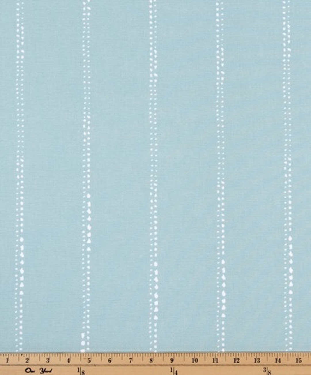 Spa Blue Valance. Stripe Valance. Carlo. Light Blue and White Window ...