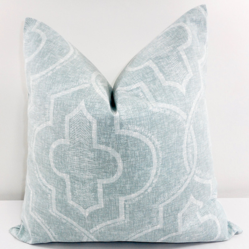 Light Blue Pillow - Etsy