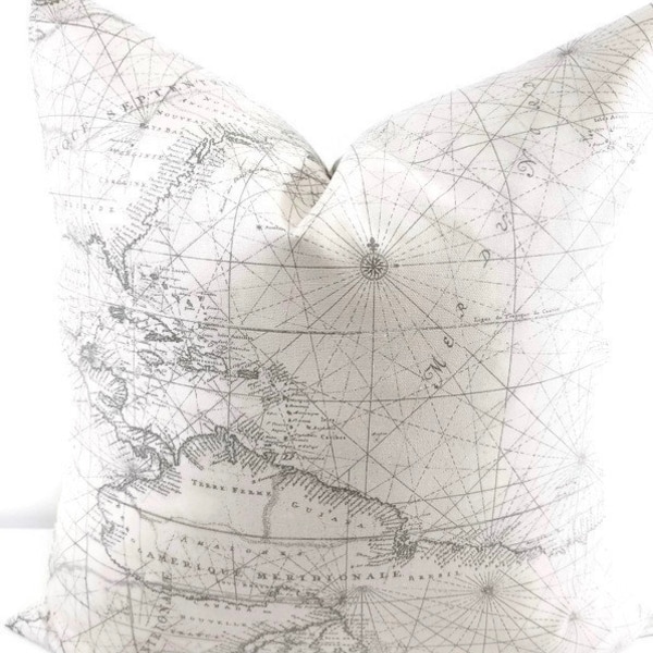 World Map Pillow - Etsy