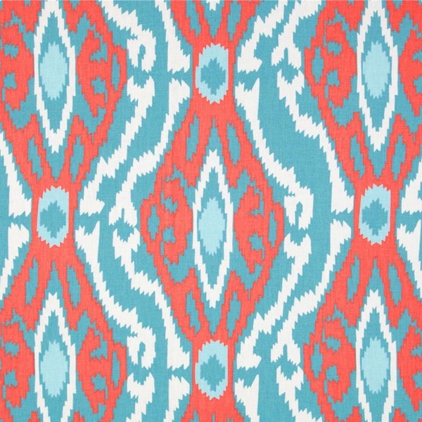 Coral Ikat - Etsy