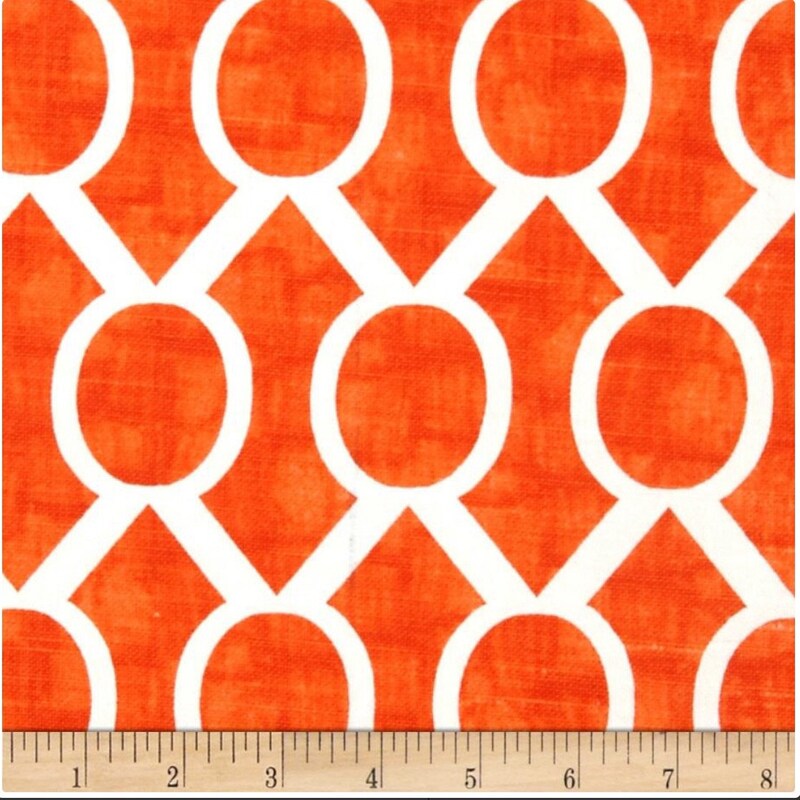 Orange Valance - Etsy