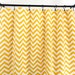 Yellow Chevron Panel Curtain. 2 Panel Curtain. Yellow and White, Window ...