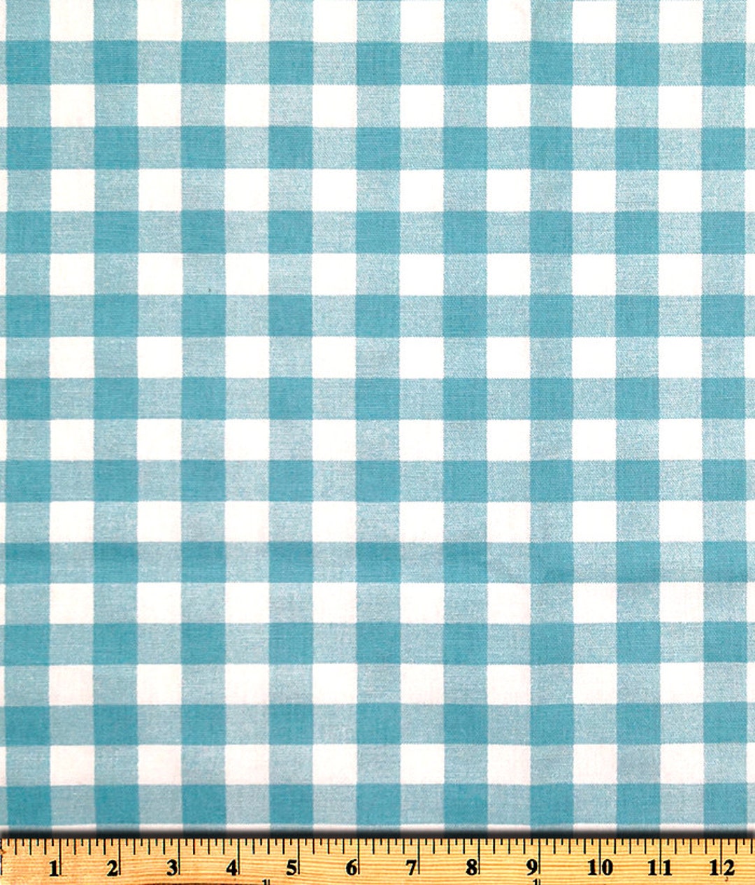 Coastal Blue Plaid Valance. Coastal Blue and White Plaid. Window ...