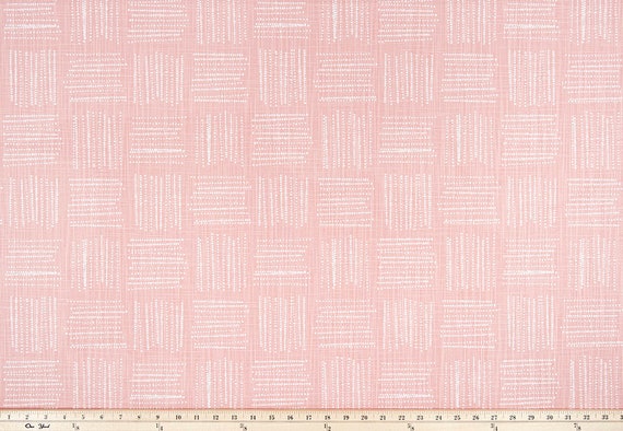 Brave Blush Print. Blush and White Premier Prints. Slub | Etsy