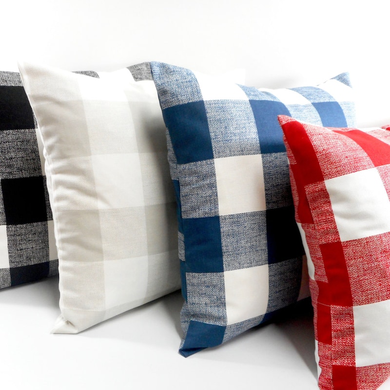 Buffalo Check Pillow - Etsy