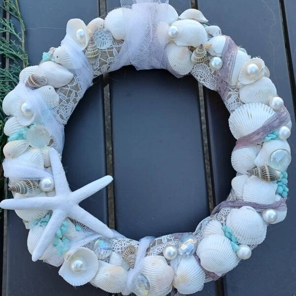 Seashell Wreath - Etsy