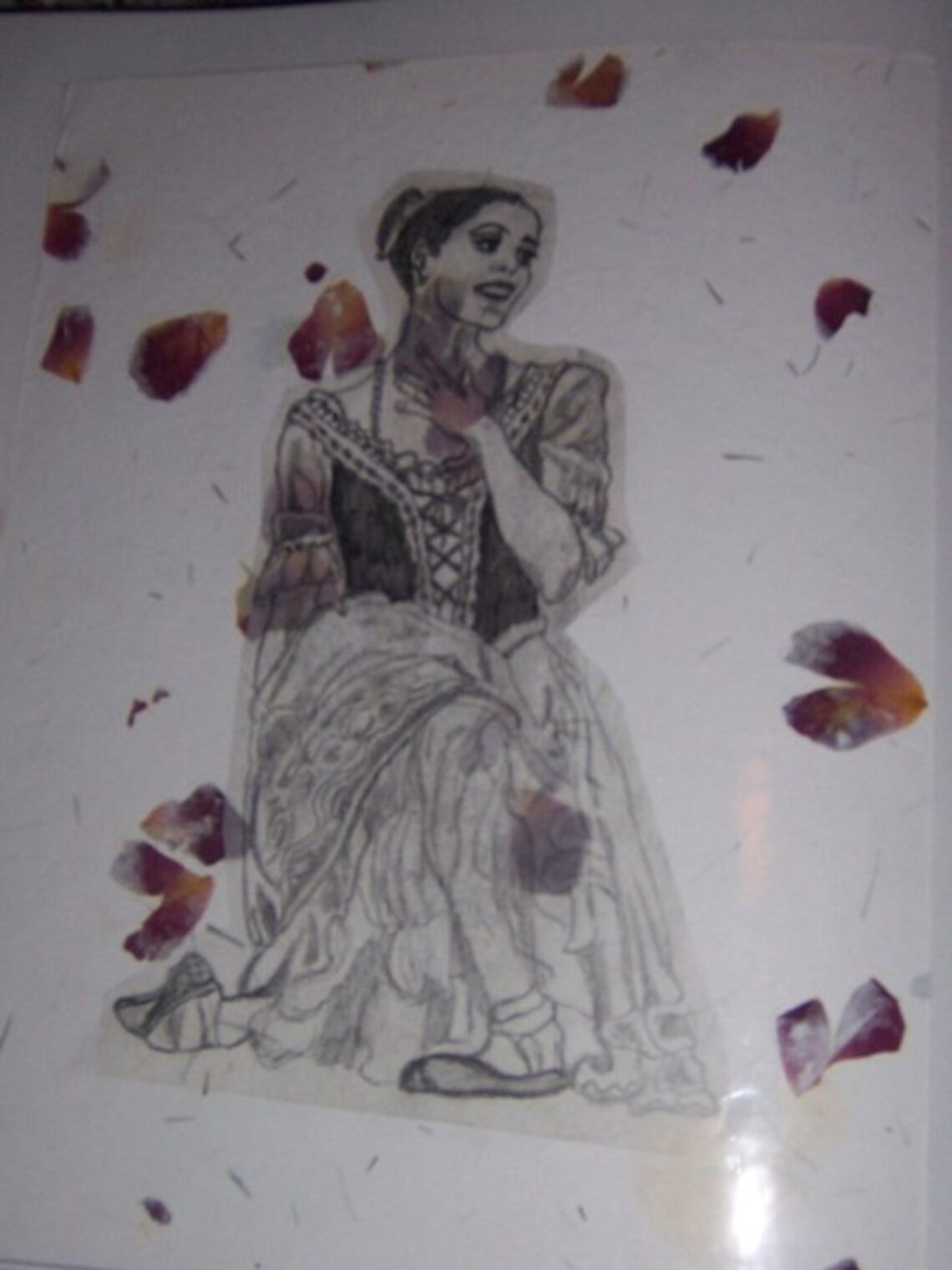 Giselle Ballet Art Print - Pencil Sketch on Handmade Paper - Etsy