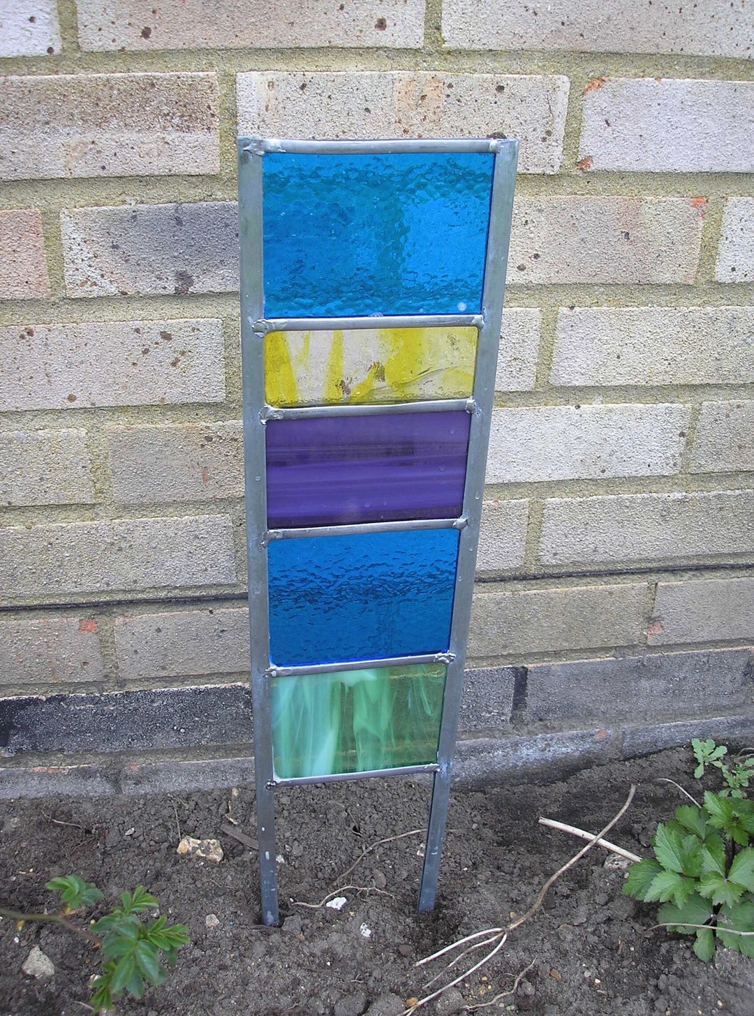 A Stained Glass Panelled Trellis Structure for the Garden, Handmade and ...